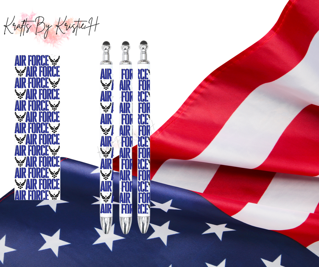 US Air Force Custom Pen – Krafts By Kristie H